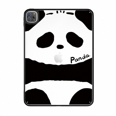 熊猫正面iPad亚克力防弯保护壳