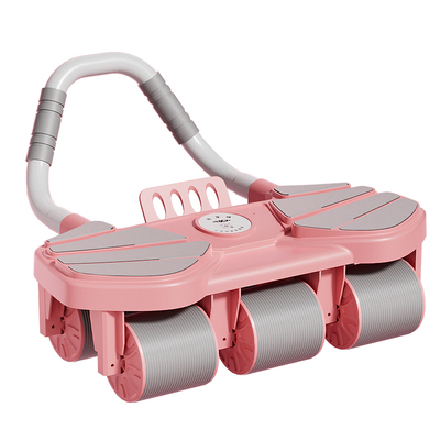 健腹轮自动回弹马甲线男女通用