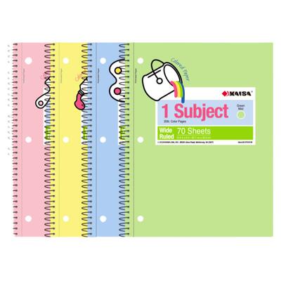 凯萨美式彩色内页横线笔记本