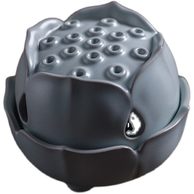 万仟堂陶瓷香炉香插盘香宋韵天莲