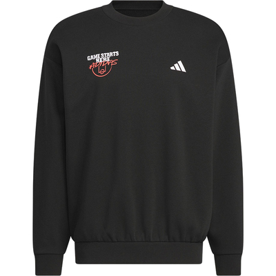 Adidas/阿迪达斯正品2025秋季款男士日常圆领套头运动卫衣KC2787