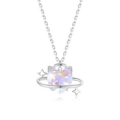 星球小恶魔纯银情侣项链情侣款