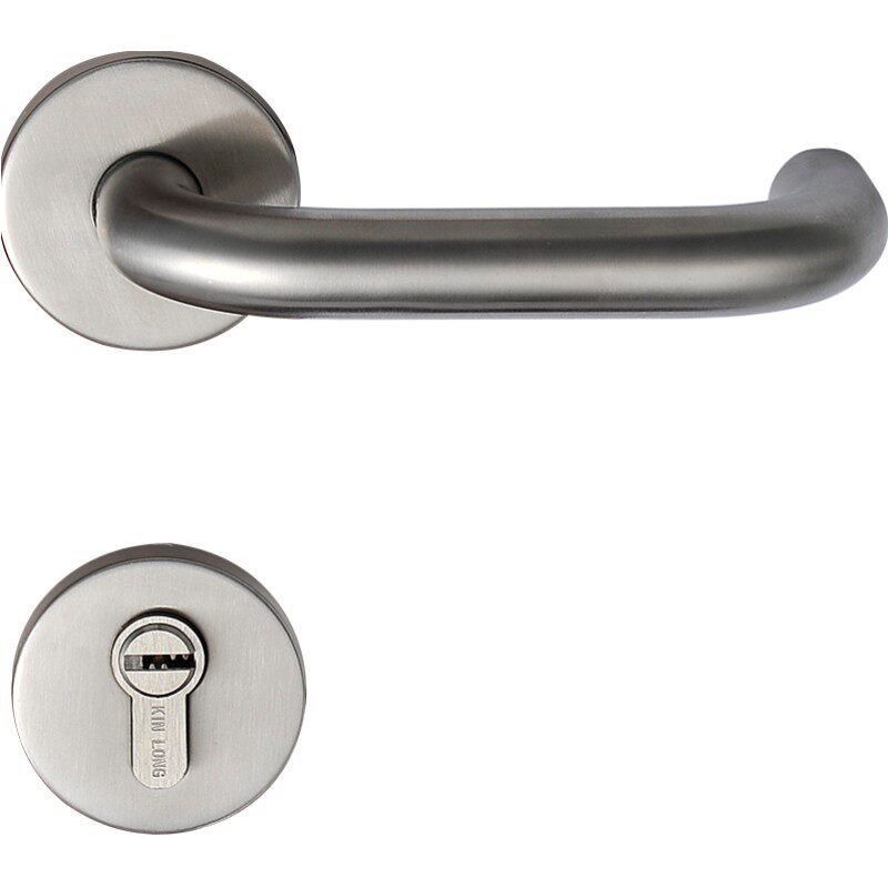 坚朗门锁不锈钢分体锁室内房门锁木门锁卧室执手锁锁具W61327105_虎窝淘