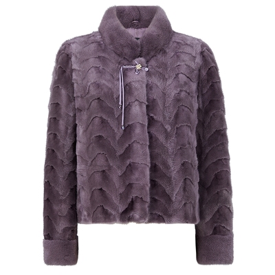 NAERSI娜尔思水貂毛皮皮草外套时尚气质御寒保暖25年冬季新款