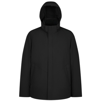 充电设计科技保暖短款羽绒服