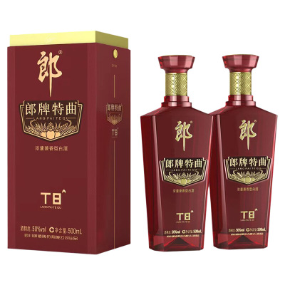 郎酒50度郎牌特曲T8浓酱兼香型白酒新老随机发货500ml/盒泸州酱香