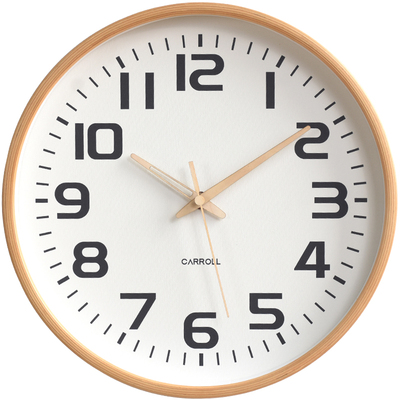 CARROLL原木风大字版挂钟