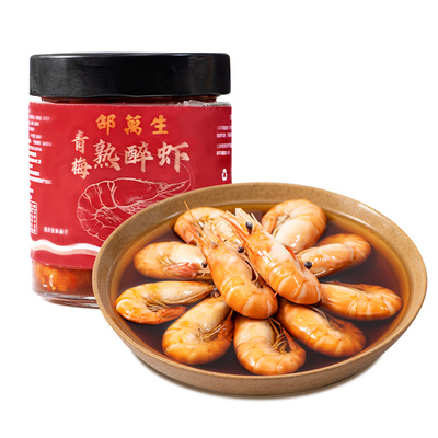 邵万生青梅熟醉虾罗氏沼虾生腌品
