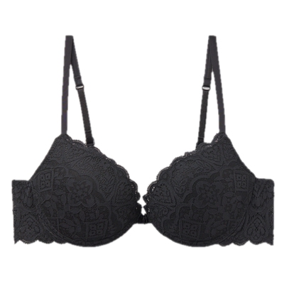 Intimissimi意舒漫时尚SIMONA蕾丝厚杯纯色细肩带聚拢文胸RPD97I
