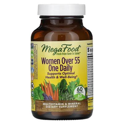 MegaFood,55 岁以上女性每日一片，60 片