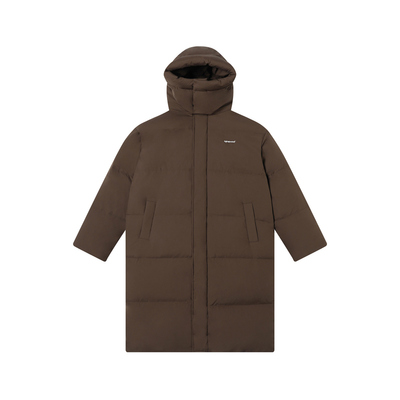 TGNS毛领可拆卸可折叠长款羽绒服