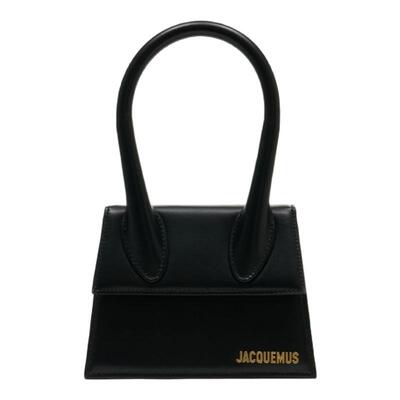 Jacquemus Le Chiquito Moyen 中号包袋- 皮质 - 黑色
