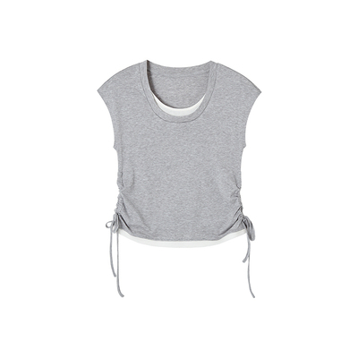 indicia标记2026夏季新款松弛感极简风软糯亲肤短袖T恤 L2B6TX099