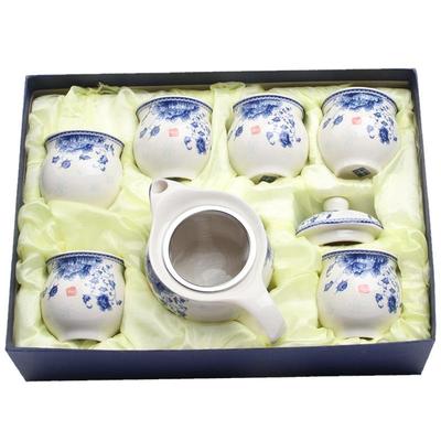 景德镇双层整套特价包邮瓷器茶壶