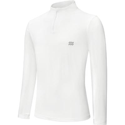 字母印花弹力长袖T恤男