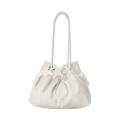 ECODAY束束包2025秋冬新款大容量抽绳水桶包女包单肩手提通勤旅游