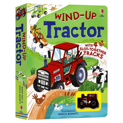Usborne发条拖拉机轨道书