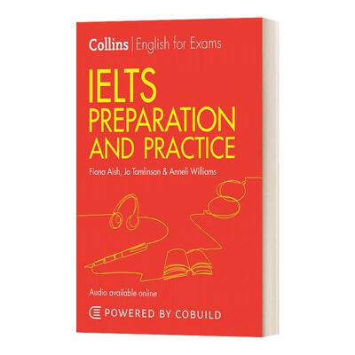 英文原版 Collins English for IELTS - IELTS Preparation and Practice With Answers and Audio 英文版 进口英语原版书籍