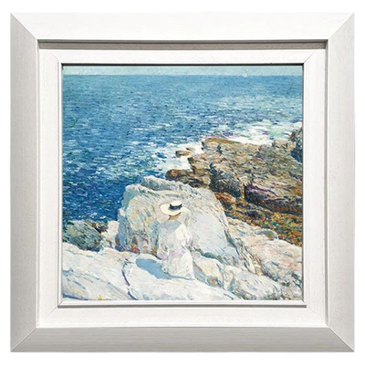 伽罗生活印象派挂画《阿普尔多尔》复古人物艺术画海洋风景装饰画