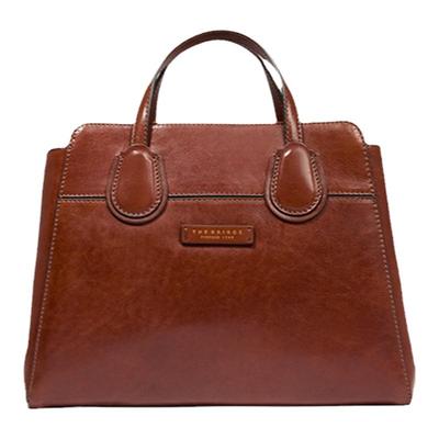 The Bridge/桥牌 ELETTRA系列皮质植鞣工艺女士手提包托特包