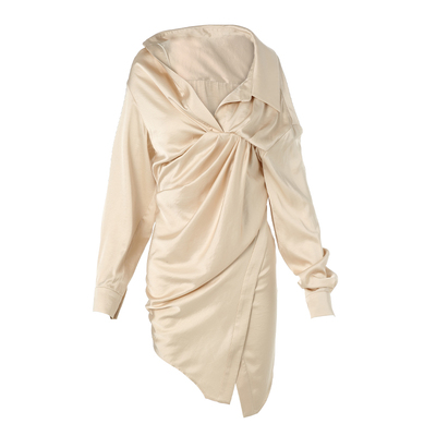 风格通勤衣门襟套头长袖