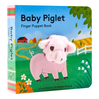 猪宝宝Piglet Finger Puppet Book英文原版绘本手指偶书 纸板书 小手掌书 宝宝玩具书 0-3岁