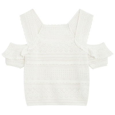 bebe夏季新款肩带背心针织上衣