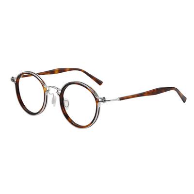 木川155MM眼镜男款近视复古圆框