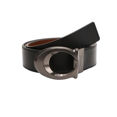 COACH男士商务休闲皮革平滑扣