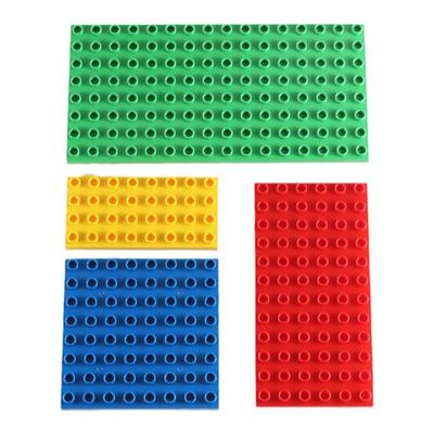 大颗粒积木散件双面底板楼层拼插