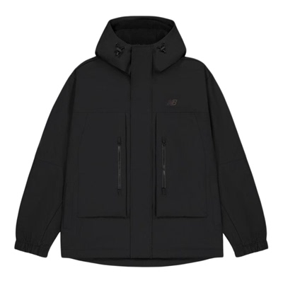 New Balance/NB正品2025新款男女舒适加绒梭织夹克AMJ51322-BK