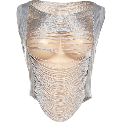 WEIRDPUSS镂空背心欧美