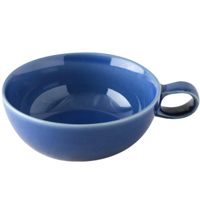 日本进口可微波炉单柄小汤碗