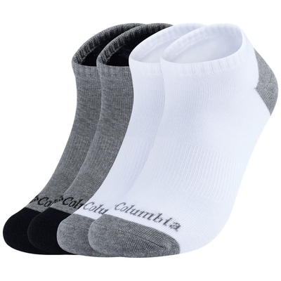 哥伦比亚男女舒适四对装运动袜