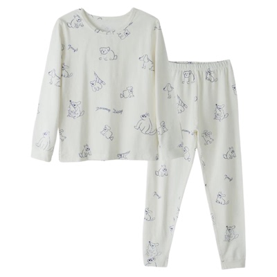 dreamydiary男童秋保暖内衣套装