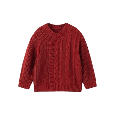 papa爬爬冬季儿童毛衣保暖