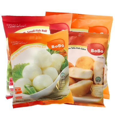 bobo波波经典4包组合鱼丸