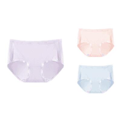 Lee胭色无痕内裤女士三角裤