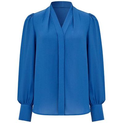 曼德诗通勤宽松雪纺衫