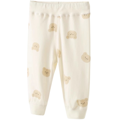 宝宝秋裤棉莫代尔打底中腰睡裤