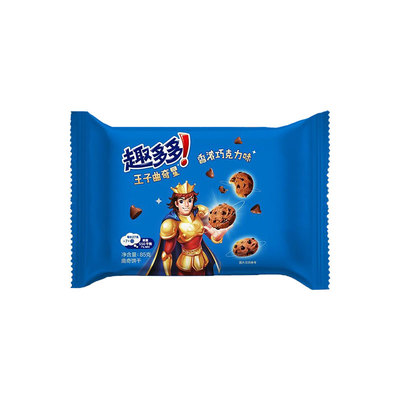趣多多王子曲奇星85g袋装