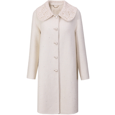 秋冬新款设计感羊毛大衣