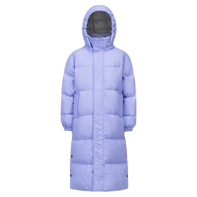 黑冰长款保暖加厚儿童羽绒服