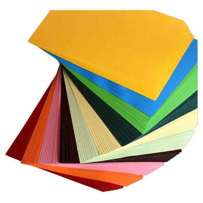 彩色a4a38k4k200g加厚单色硬卡纸