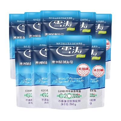 雪涛未加碘海盐260g×9袋
