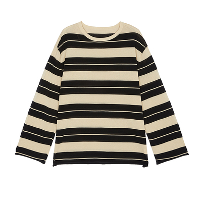 LESS薄款条纹套头针织衫