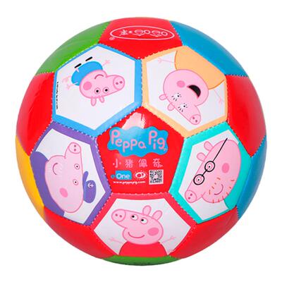 鳟屋小猪佩奇儿童机缝足球拍拍