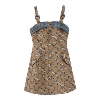 LULUALWAYS修身吊带连衣裙