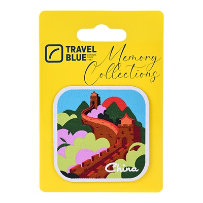 Travel Blue/蓝旅电绣徽章刺绣魔术贴章布贴户外背包装饰刺绣贴