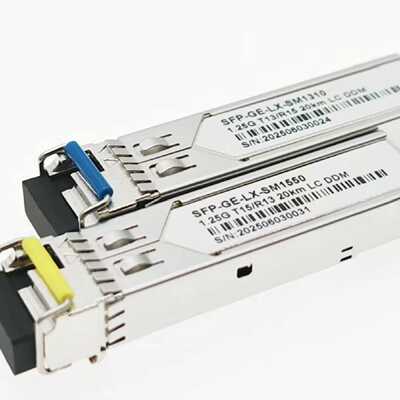 全新全新全新千兆单模单纤LC光模块，1.25G 1310nm